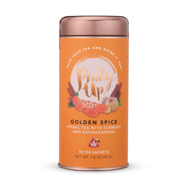 Pinky Up - Golden Spice Herbal Tea 15 Sachets – Talin Market World Food ...