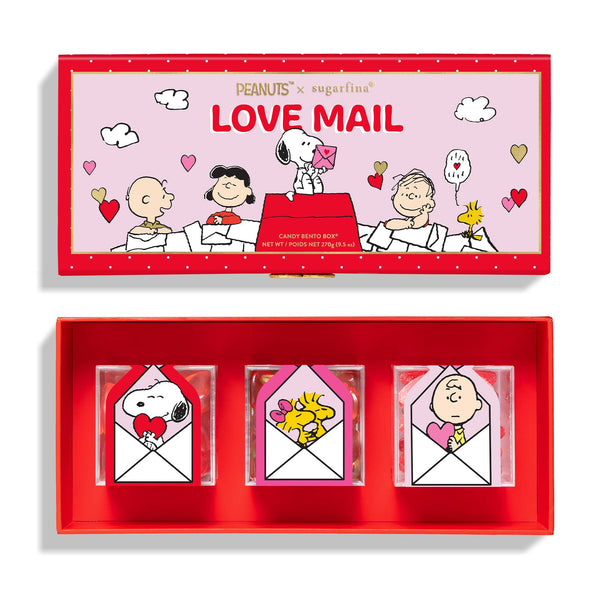 Sugarfina - Love Mail 3pc Bento Box (Peanuts Valentine's Day 2026 ...